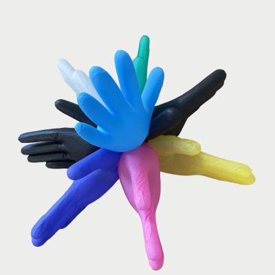 China Tattoo Beauty DisposableNitrile Blend Gloves Make Up Powder Free EN455 for sale