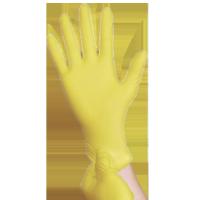 China Blue Kitchen Chemical Resistant Disposable Nitrile Gloves 9inch Non Medical for sale