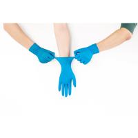 China Non Sterile Powder Free Medical Nitrile Gloves Hand Gants for sale