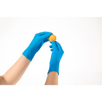 China Factory wholesale latex powder free food gloves 4.5 5.0g 7.0g Tattoo disposal nitrile exam gloves for sale