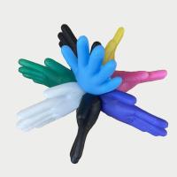 China Blue Disposable Medical PVC Gloves Disposable Food Gloves ASTM D6319 for sale