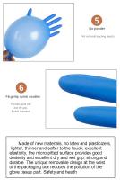 China Powder Free  Disposable Nitrile Medical Gloves M 95mm Width for sale
