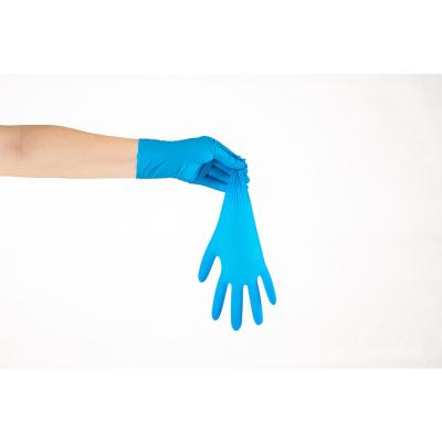 China ASTM D6319 Disposable Medical Nitrile Gloves Xl 110mm Width for sale