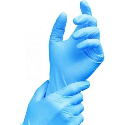 China 3g Disposable Medical Nitrile Gloves Above 14Mpa Tensile Strength for sale