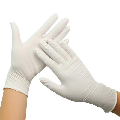 China ASTM D6319 Disposable Medical Latex Gloves S M L XL for sale