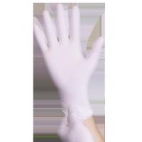 China 5.0 g White Nitrile Blend Gloves Synthetic Disposable Nitrile Gloves Powder Free for sale