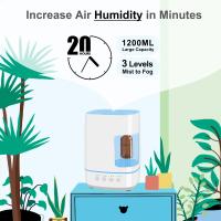 China Top Fill Ultrasonic 1.3L Large Capacity Aroma Diffuser For Humidification And Aromatherapy for sale