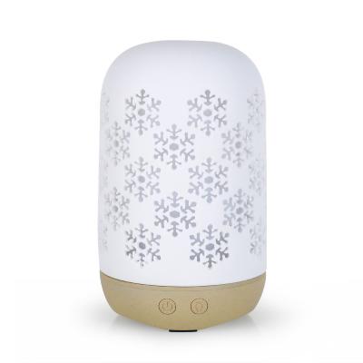 China Snow Symmetric 2.4MHZ Portable Ultrasonic Diffuser , 12W Living Room Oil Diffuser for sale