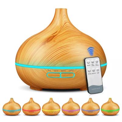 China 450ml Remote Control Ultrasonic Mist Humidifiers With 7 Color Lights for sale