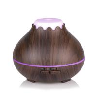 China Portable Ultrasonic Wood Grain Scented Humidifier 24V 0.5A for sale