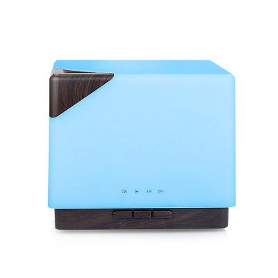 China Auto Off Safety Switch Wood Grain Aroma Diffuser , Essential Oil Humidifier For Home for sale