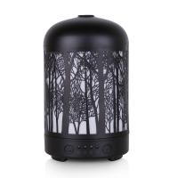 China 150ml Aromatherapy Essential Oil Diffuser Metal Ultrasonic Waterless Auto Off for sale