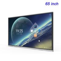 China 65 Inch UHD 4K Smart White Board Dual System Interactive Flat Panel For Classroom Education for sale