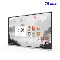 China 75 inch smart interactive white board Interactive Flat Panel For Children Education for sale