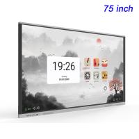 China 75 inch smart interactive white board Interactive Flat Panel For Children Education for sale