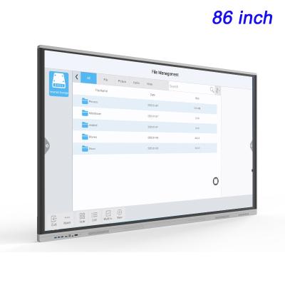 China 86 inch 3840X2160 smart board interactive whiteboard price For LT Meeting Room for sale