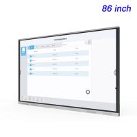 China 86 inch 3840X2160 smart board interactive whiteboard price For LT Meeting Room for sale