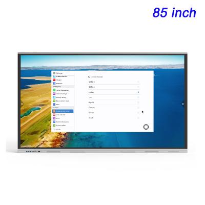 China Touch Screen Interactive Flat Panel Smart Board 85 Inch Windows Or Android Available for sale