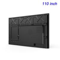 China 110 inch Interactive Whiteboard Smart Interactive Flat Panel 4K UHD Panel With Android and Windows Dual System for sale
