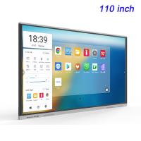 China 110 inch Interactive Whiteboard Smart Interactive Flat Panel 4K UHD Panel With Android and Windows Dual System for sale