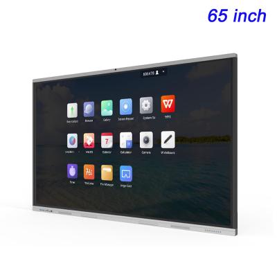 China 65 inch interative Flat Panel Smart board for classroom education teacher use for sale