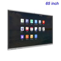 China 65 inch interative Flat Panel Smart board for classroom education teacher use for sale