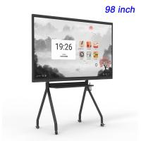 China 98 Inch boardsmart 3840×2160 interactive flat panel display smart board price for sale