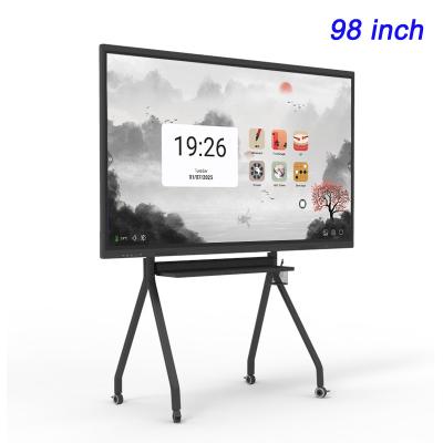China 98 Inch boardsmart 3840×2160 interactive flat panel display smart board price for sale