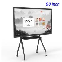 China 98 Inch boardsmart 3840×2160 interactive flat panel display smart board price for sale