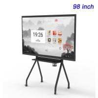 China 98 Inch boardsmart 3840×2160 interactive flat panel display smart board price for sale