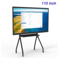 China 110 inch smart tech board interactive display with advanced touch and writing capabilities for sale