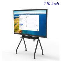 China 110 inch smart tech board interactive display with advanced touch and writing capabilities for sale