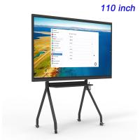 China 110 inch smart tech board interactive display with advanced touch and writing capabilities for sale