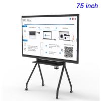 China 4K LCD Interactive Flat Panel 75 Inch electronic whiteboard classroom with smartboard for sale
