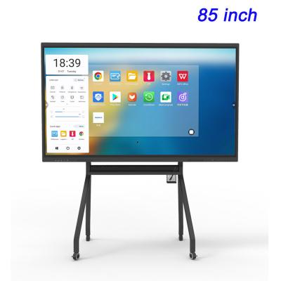 China ZXTLCD 85 Inch Interactive Panel Multi Touch Android 11.0 Smart Interactive Flat Panel Price for sale