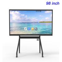 China 98 inch UHD 4K smart smartboard Interactive flat panel display for remote video conference for sale