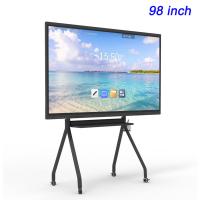 China 98 inch UHD 4K smart smartboard Interactive flat panel display for remote video conference for sale