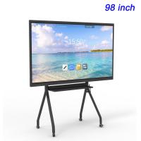 China 98 inch UHD 4K smart smartboard Interactive flat panel display for remote video conference for sale
