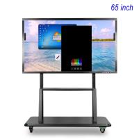 China 65 inch Interactive Smart Board Display with Stylus or Finger Touch for Education for sale