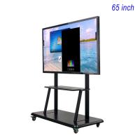 China 65 inch Interactive Smart Board Display with Stylus or Finger Touch for Education for sale