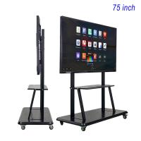 China 75 inch 4K Smart Flat Panel smart board interactive whiteboard price for Classroom and Education for sale
