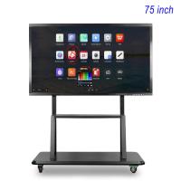 China 75 inch 4K Smart Flat Panel smart board interactive whiteboard price for Classroom and Education for sale