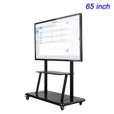 China 65 inch Smart Board Interactive Flat Panel with Pen and Touchscreen for Bright Classrooms for sale