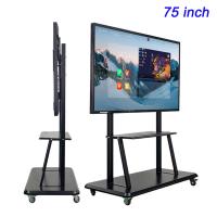 China Smart Board 75 inch 4K Intelligent Interactive Flat Panel For Teaching for sale