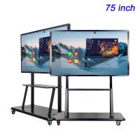 China Smart Board 75 inch 4K Intelligent Interactive Flat Panel For Teaching for sale