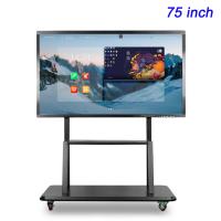China Smart Board 75 inch 4K Intelligent Interactive Flat Panel For Teaching for sale