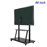 China Pen Touch 4K Smart Board Dual OS 86 interactive flat panel display For Teaching for sale