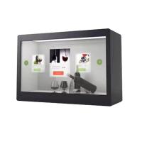 China 55 Inch 3D Transparent Advertising Display LCD Panel 4K Ultra HD Translucent LCD Display for sale