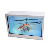 China 55 inch transparent screen display manufacturer With WiFi For Real Time Updates for sale