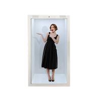 China 75 inch Whit 4K transparent advertising display manufacturer For Product Display And Interactive Branding for sale